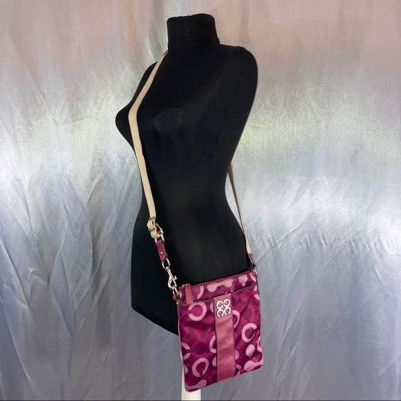 Coach | Bags | Coach Poppy Logo Nylon Crossbody Bag | Poshmark